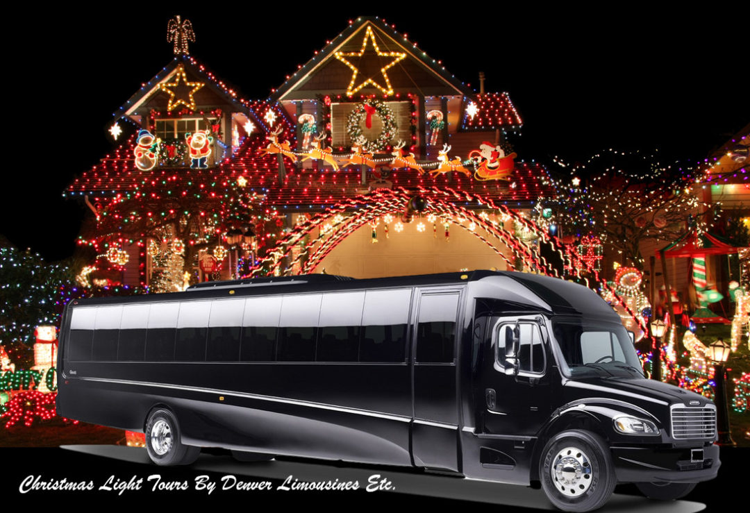 Denver Christmas Light Tours Bus - Denver Limo Etc
